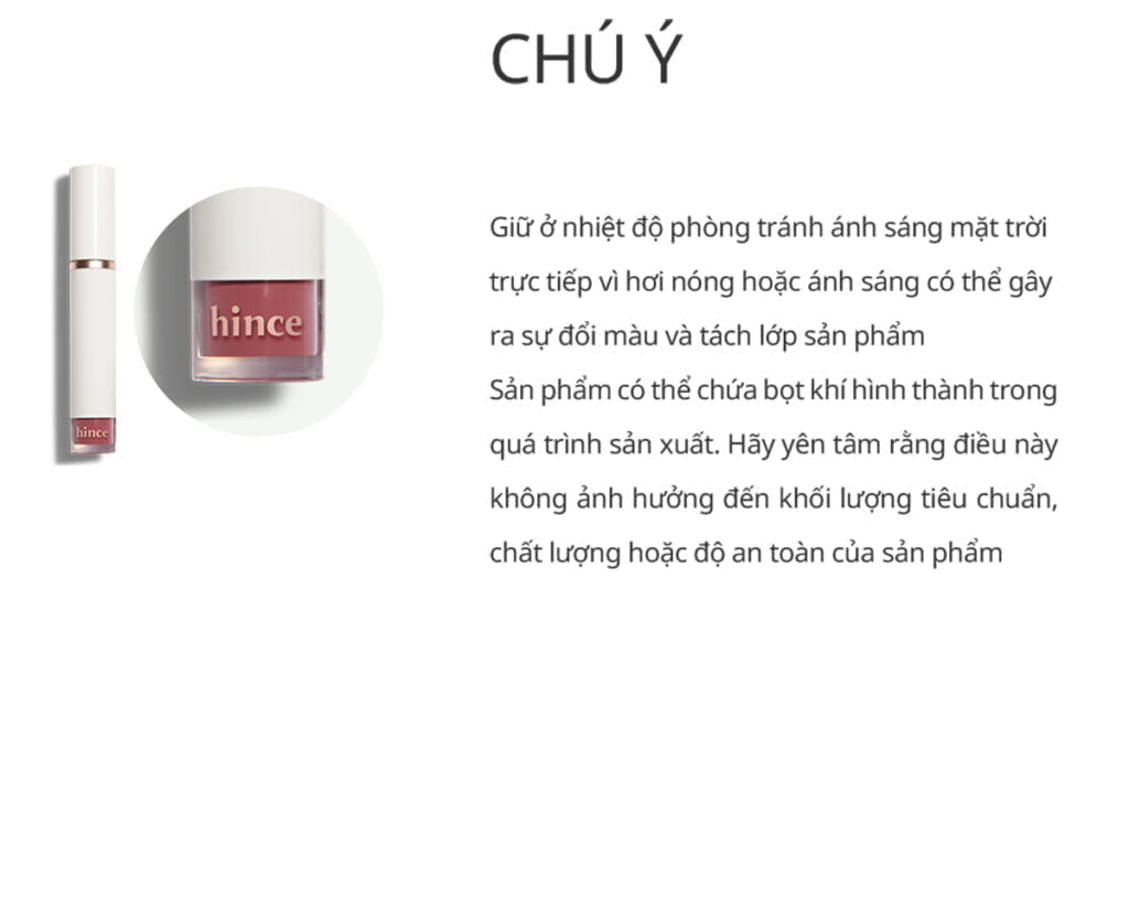 hince Mood Enhancer Water Liquid Glow - hince Vietnam Official