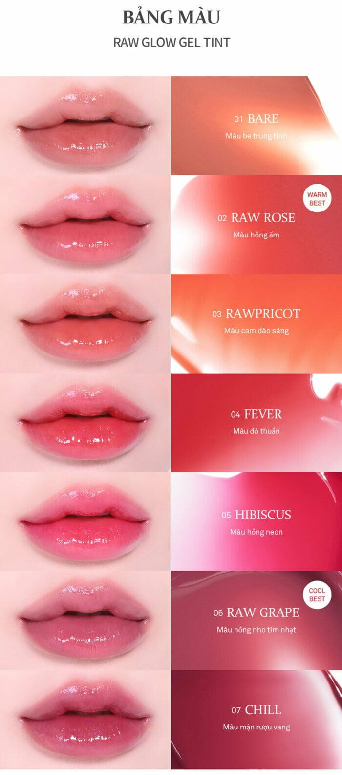 hince Raw Glow Gel Tint - hince Vietnam Official